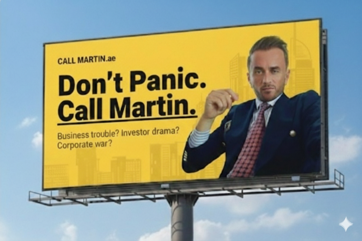 CallMartin | Direct Advisory & Strategic Insight - Marcin Lapa Dubai